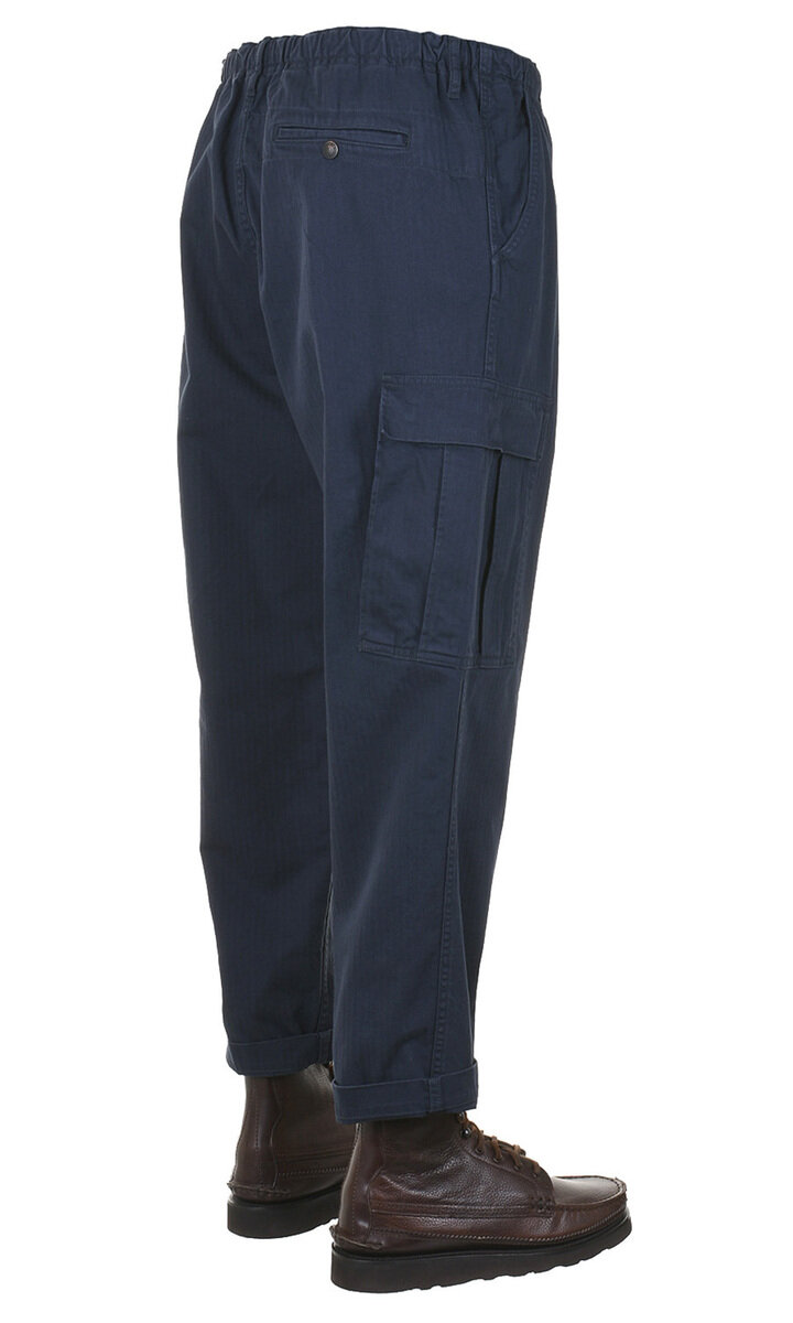 FOB Factory #FKA008 Easy Cargo Pant HBT - Navy | Kafka Mercantile